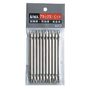 Anex Tool Stepped Anex Bits Plated Finish 4.5mm Shaft 2x82 Pack of 10