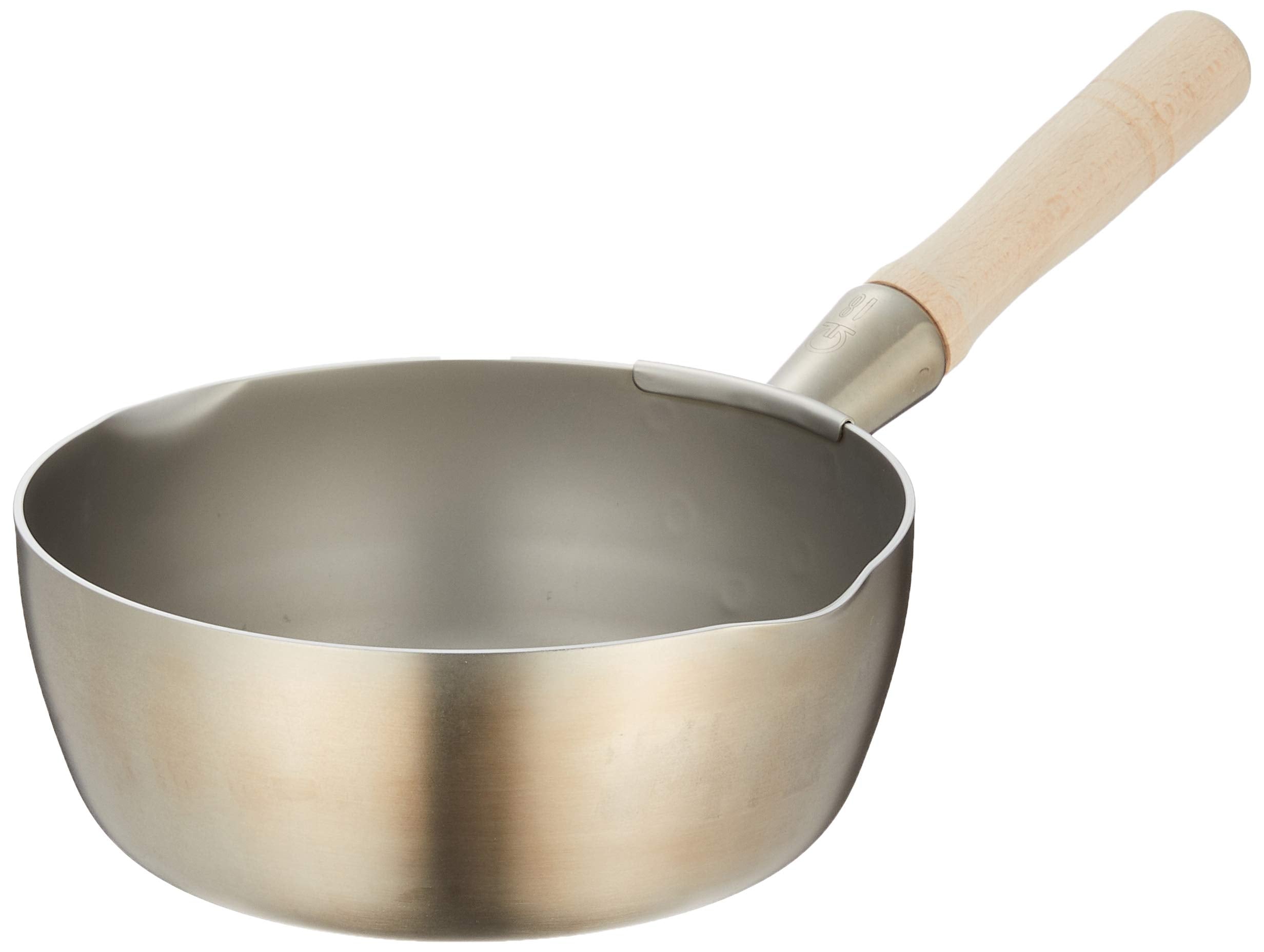 Endo Shoji 18cm Yukihira Pot Eco Clean 3-Ply Clad Made in Japan