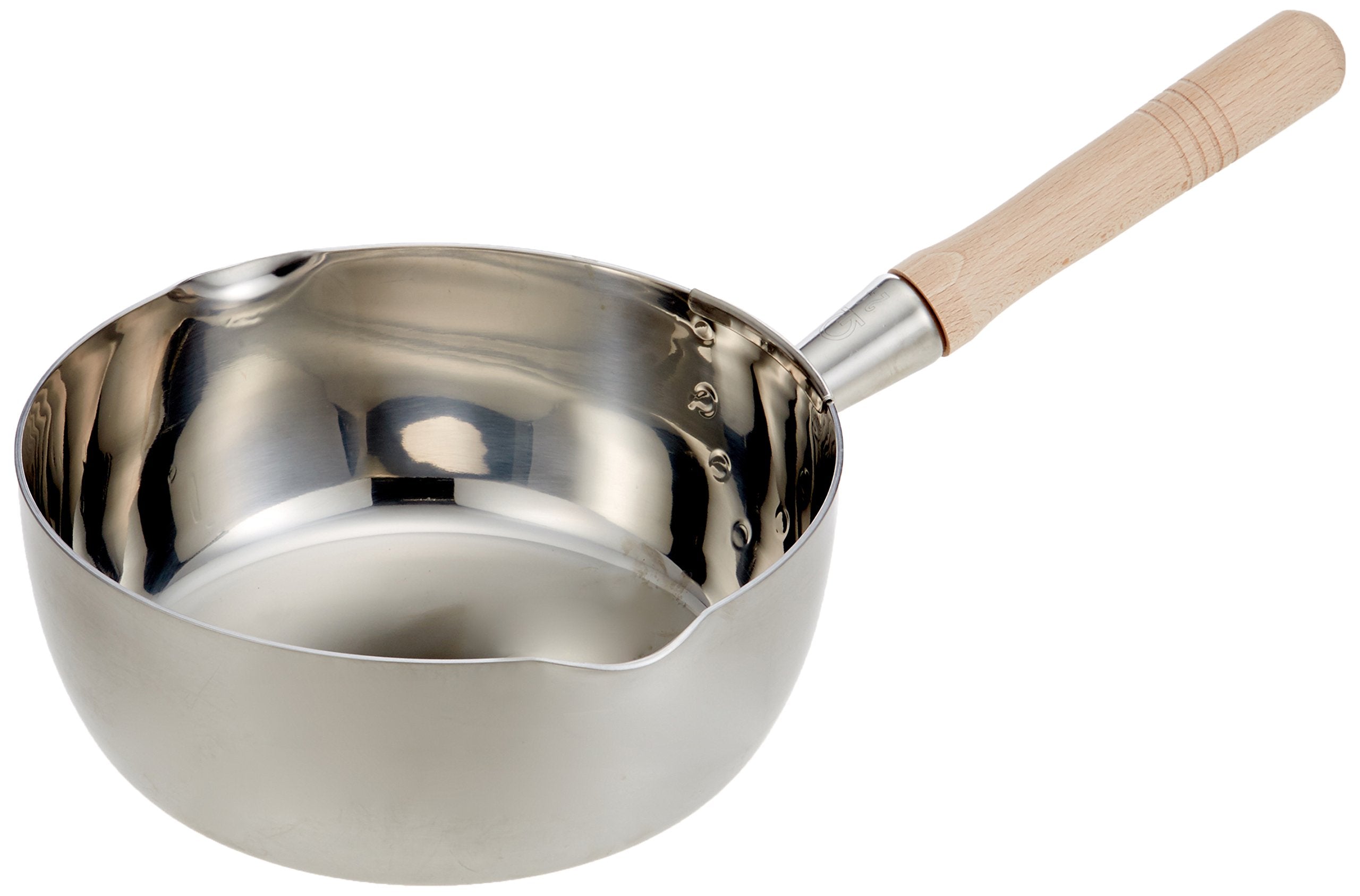 Endo Shoji 24Cm Stainless Steel Yukihira Pot for Induction Cookers Jap