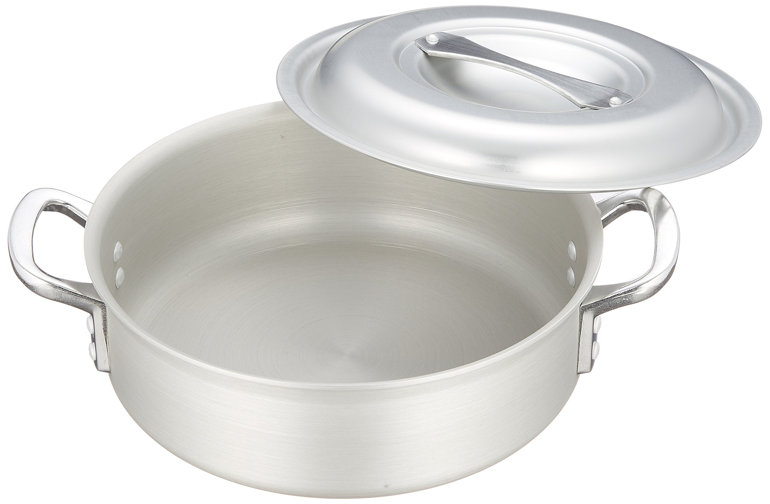 Endo Shoji 27Cm IH Compatible Aluminum Pot ASTM902 for Commercial Use