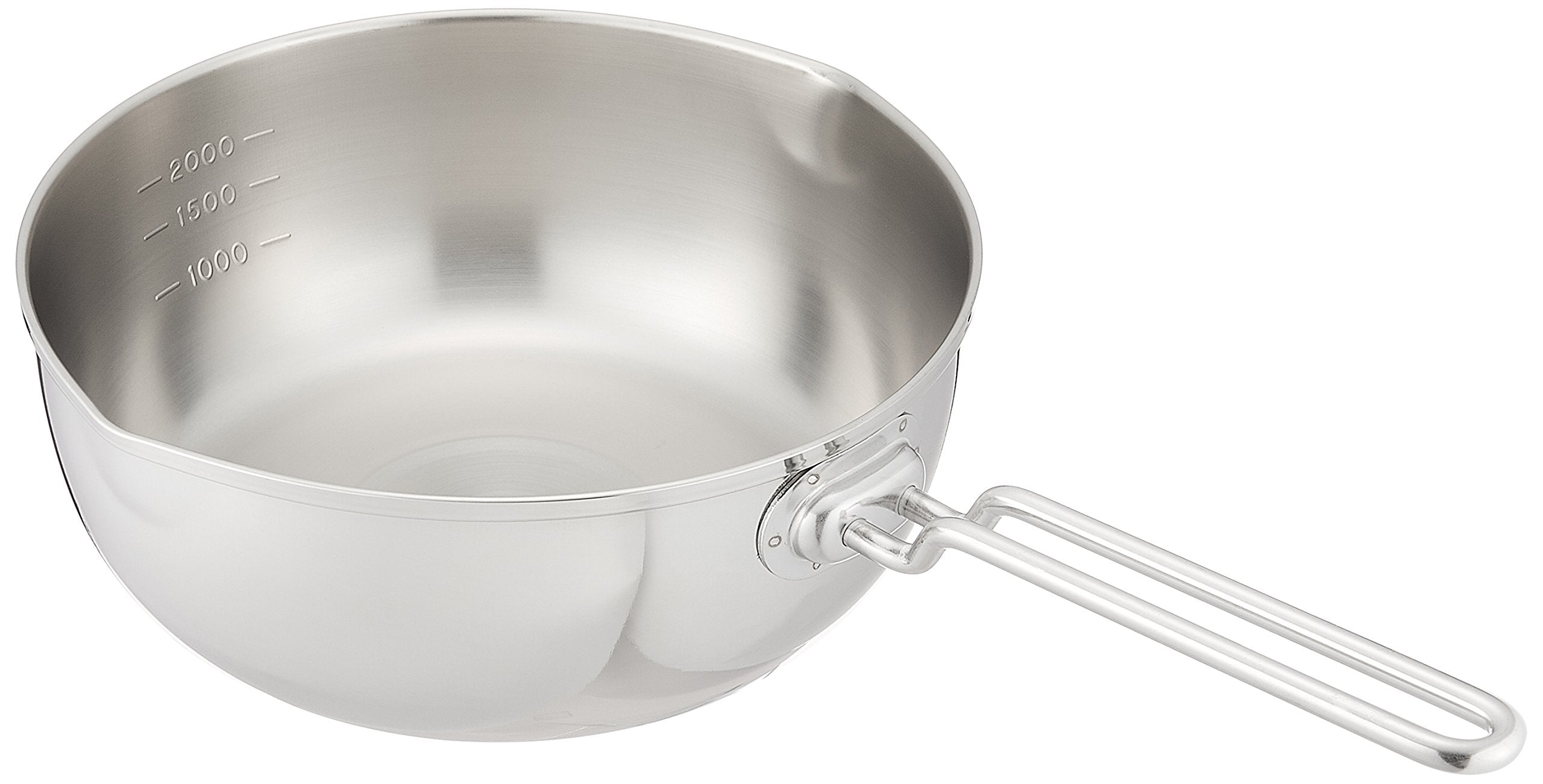 Endo Shoji Yukihira Pot 22Cm with Handle Triple-Layer Stainless Steel