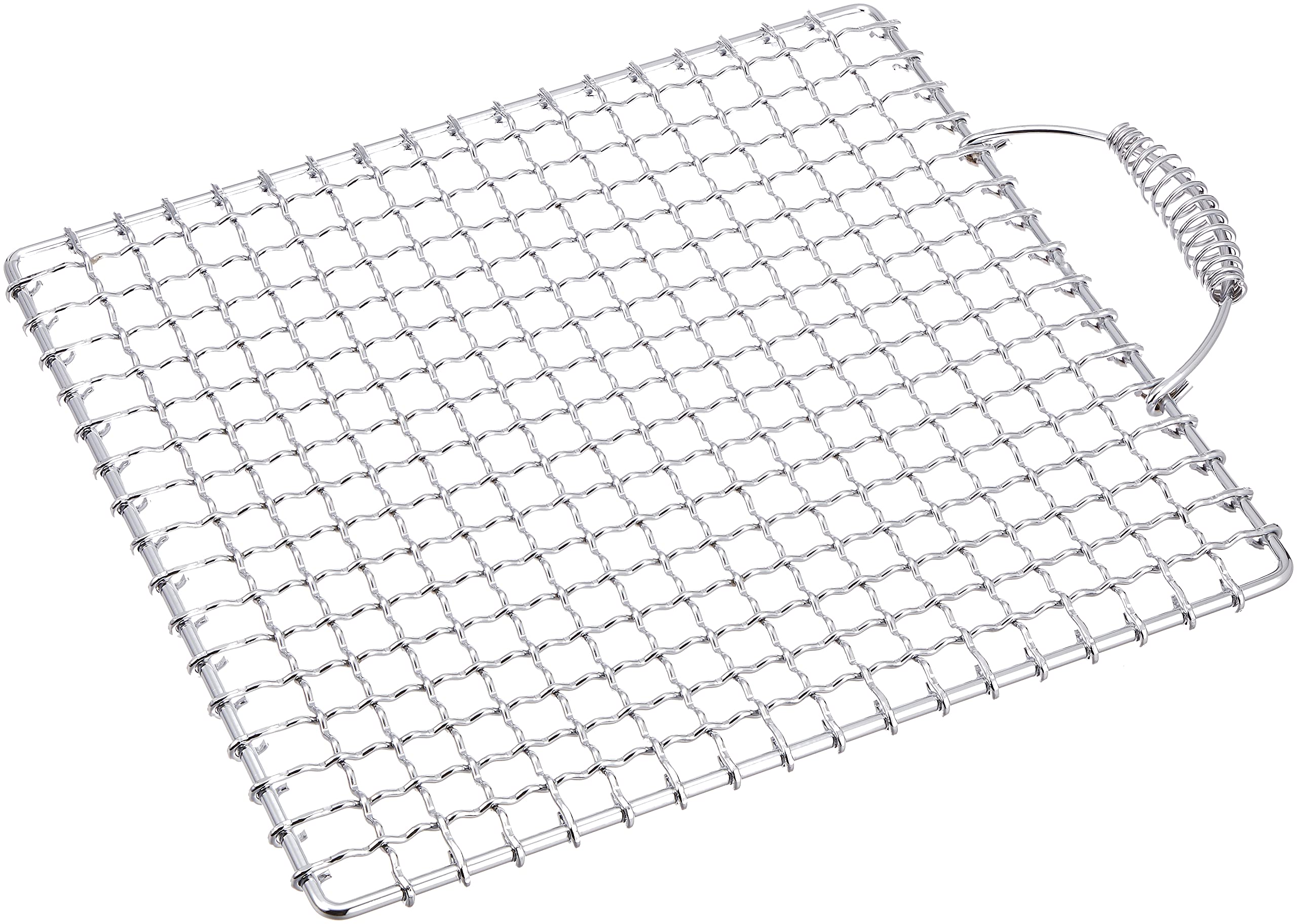 Endo Shoji Professional Grilling Net No. 27 with Spring Handle Japan M