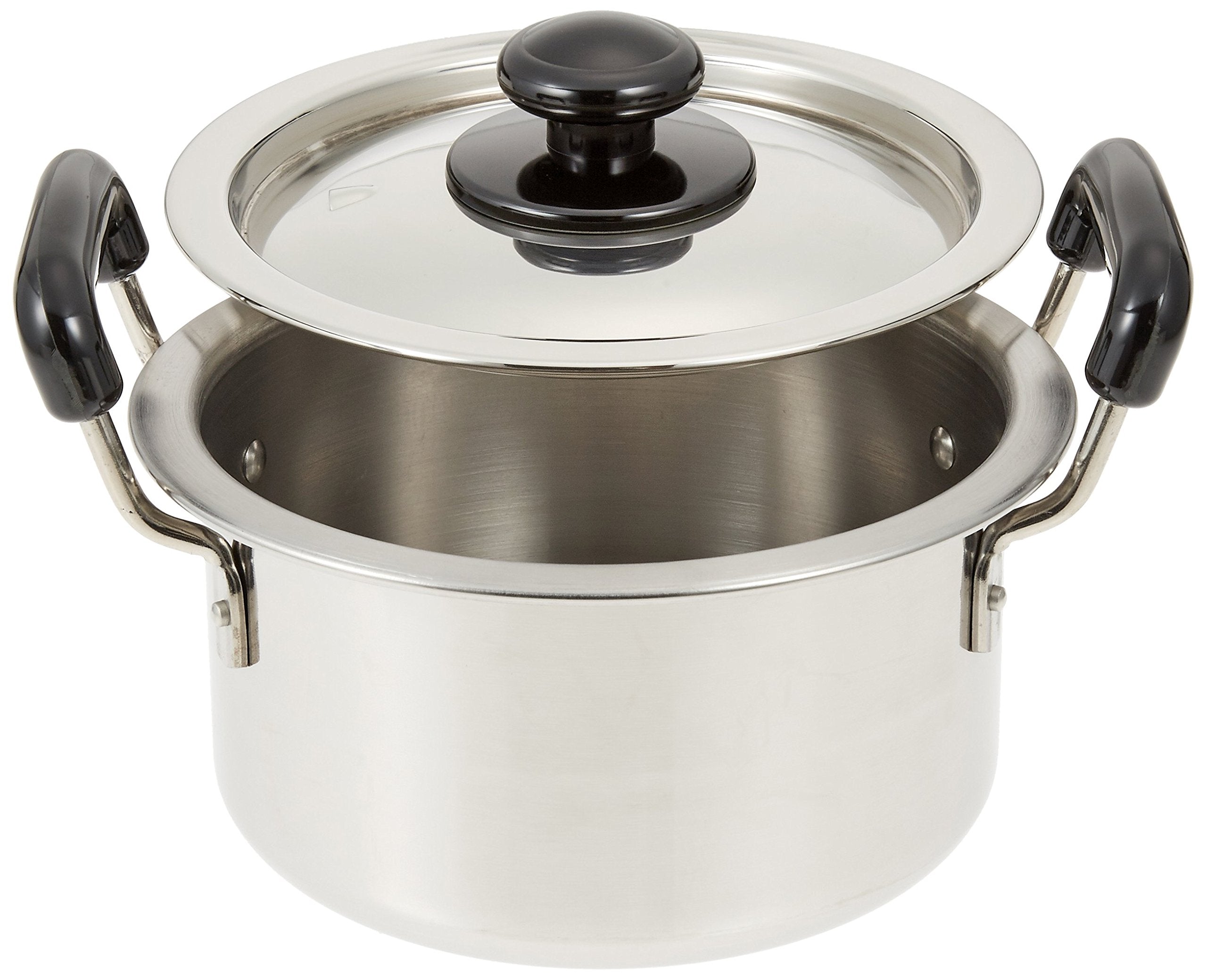 Endo Shoji 18cm Induction Pot with Professional Plastic Handle & Lid J