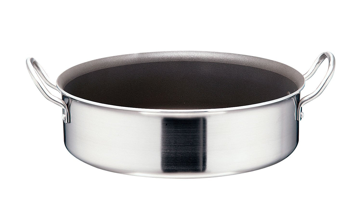 Endo Shoji Stainless Steel Two-Handled Pot for Fast Heat Conduction