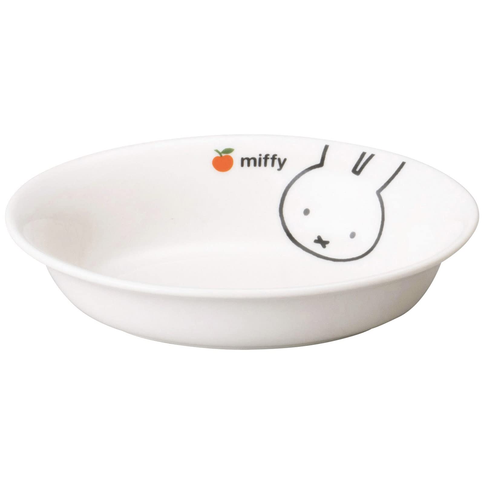 Kanesho Pottery Miffy Curry Plate 18cm Dishwasher & Microwave Safe Jap