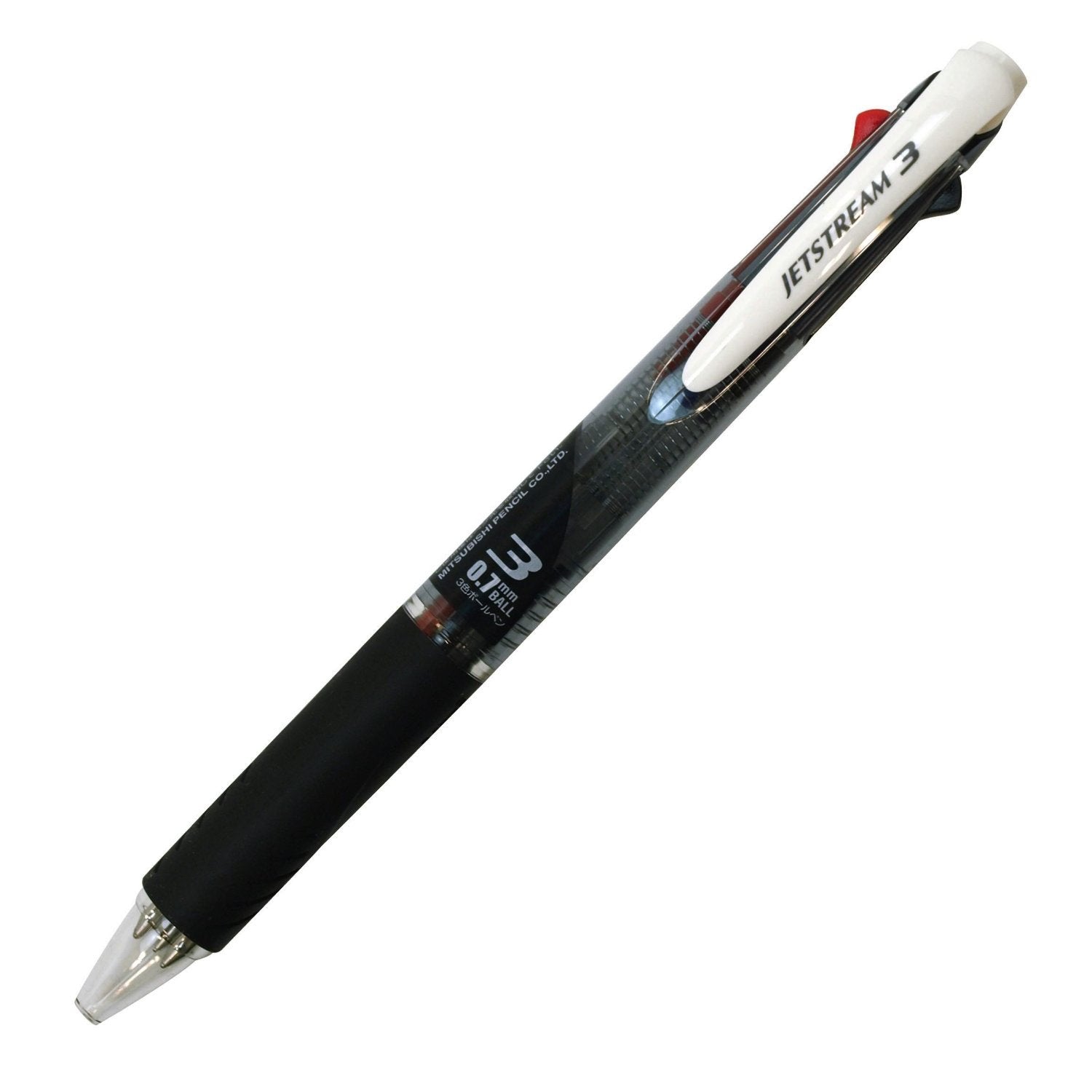 Mitsubishi Pencil Jet Stream 3 Color Ballpoint Pen 0.7mm Transparent B