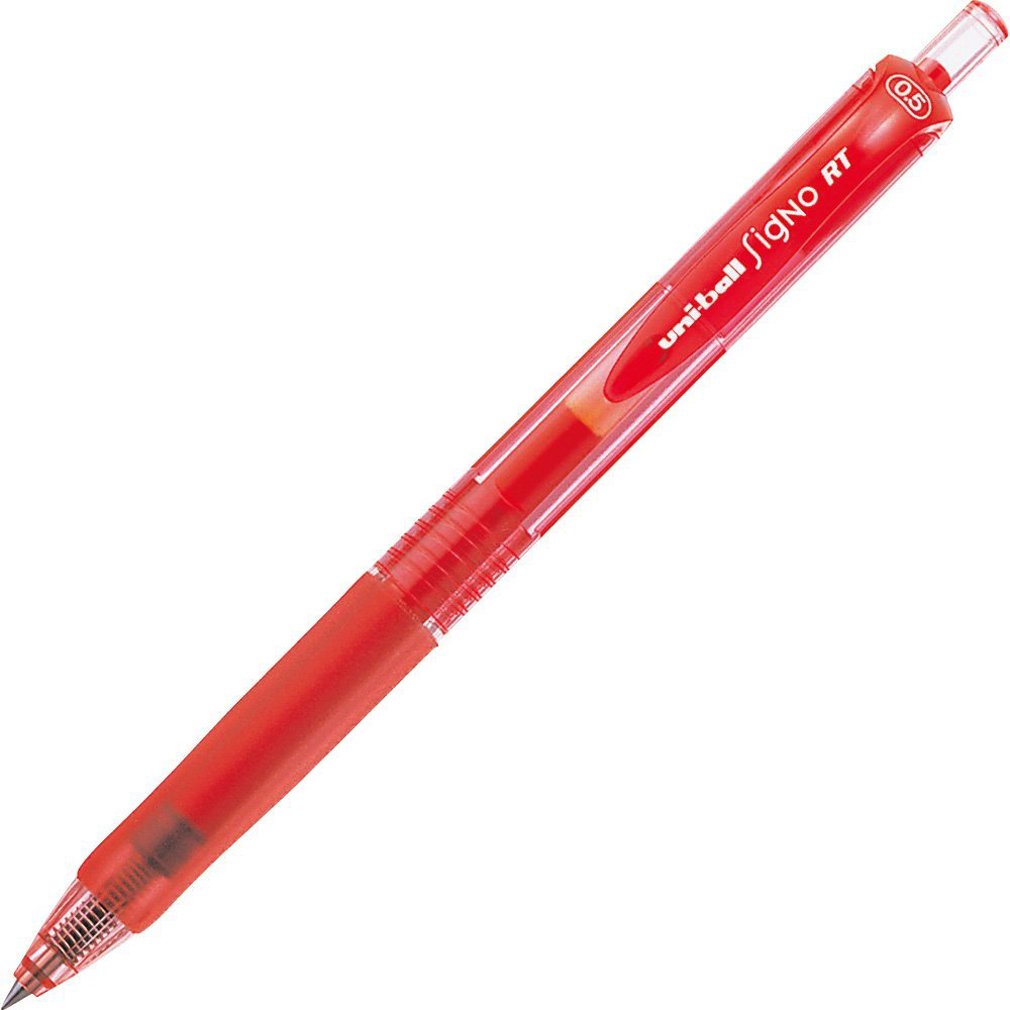 Mitsubishi Pencil Signo RT Gel Ballpoint Pen 0.5mm Red Ink 10-Piece Se