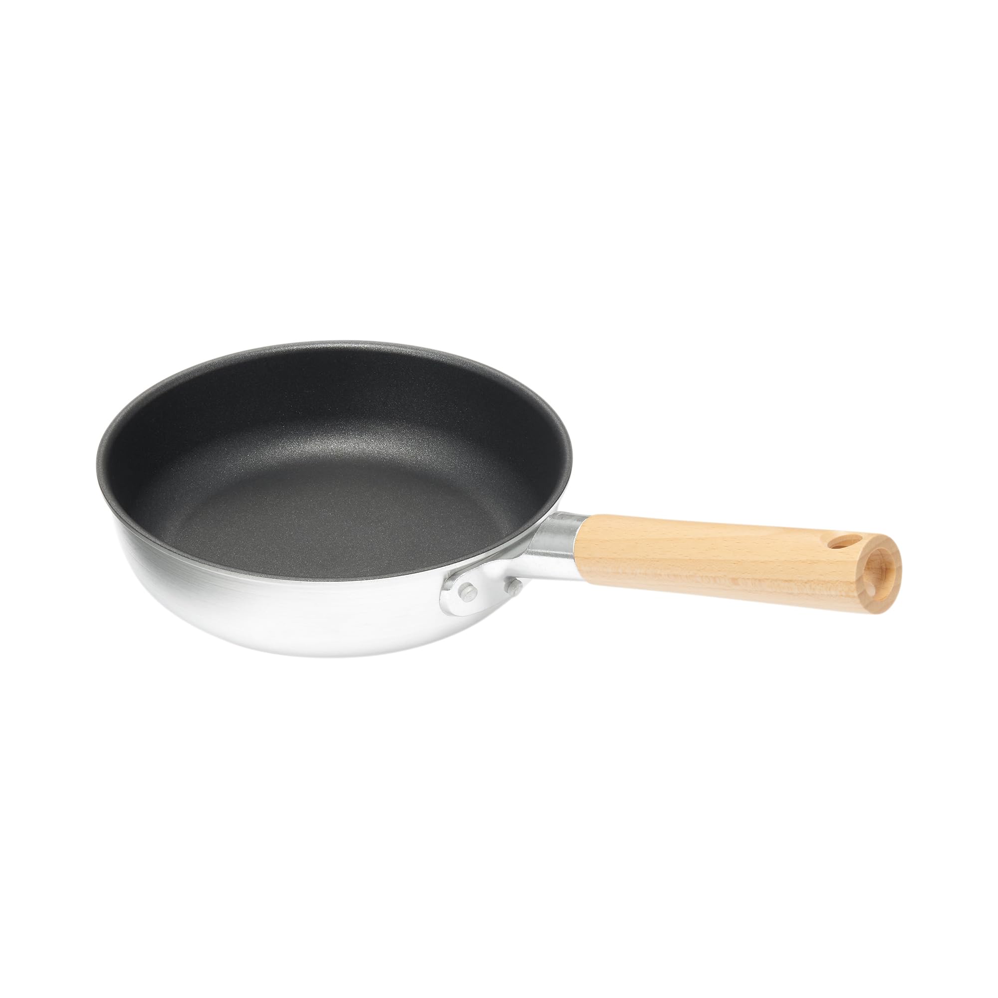 Muji Non-Stick Large Frying Pan 20Cm For Gas Stove Shallow Cooking Sur