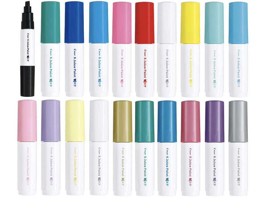 Pilot Metallic Color Set Water-Based Pigment Juice Paint Marker Bold F