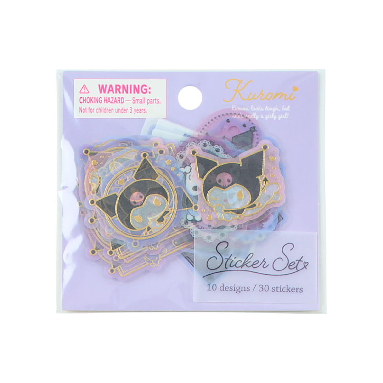Sanrio Kuromi Sticker Set 437590 - Cute Stickers Collection