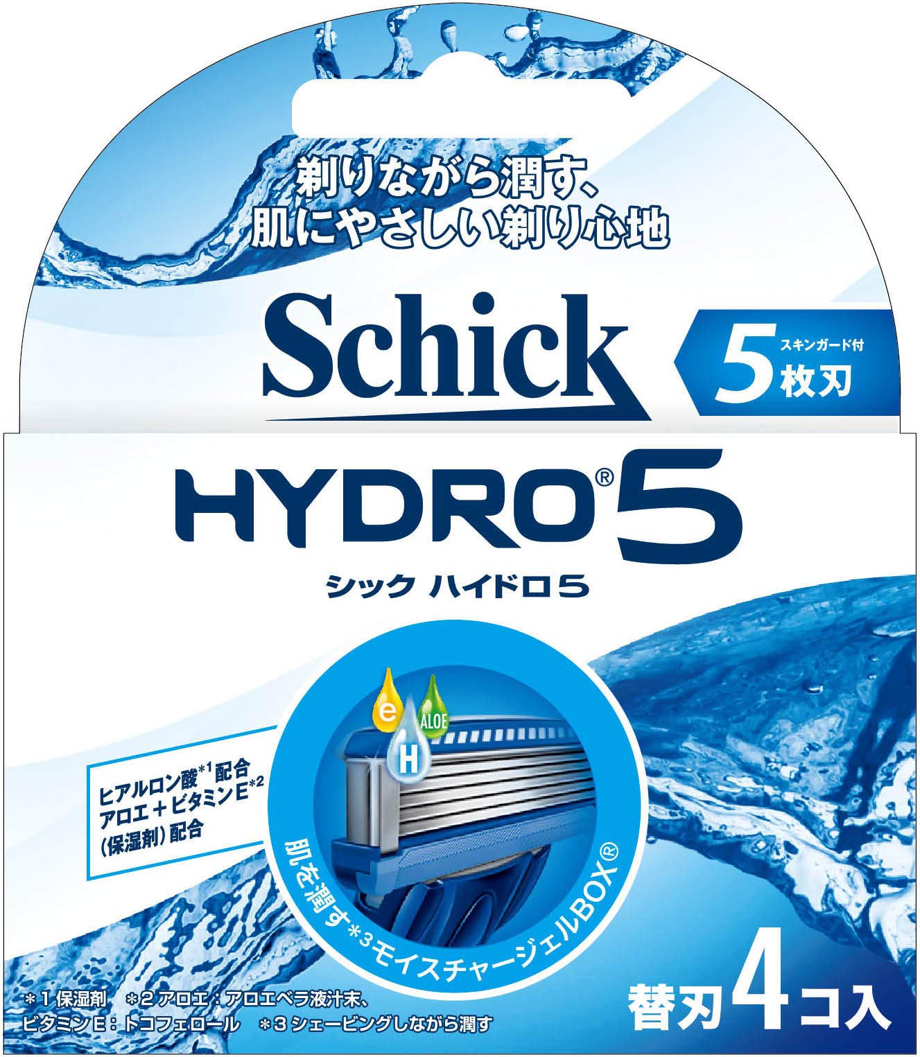 Schick Hydro 5 Men's Razor Replacement - 5 Blades 4 Pieces Pack