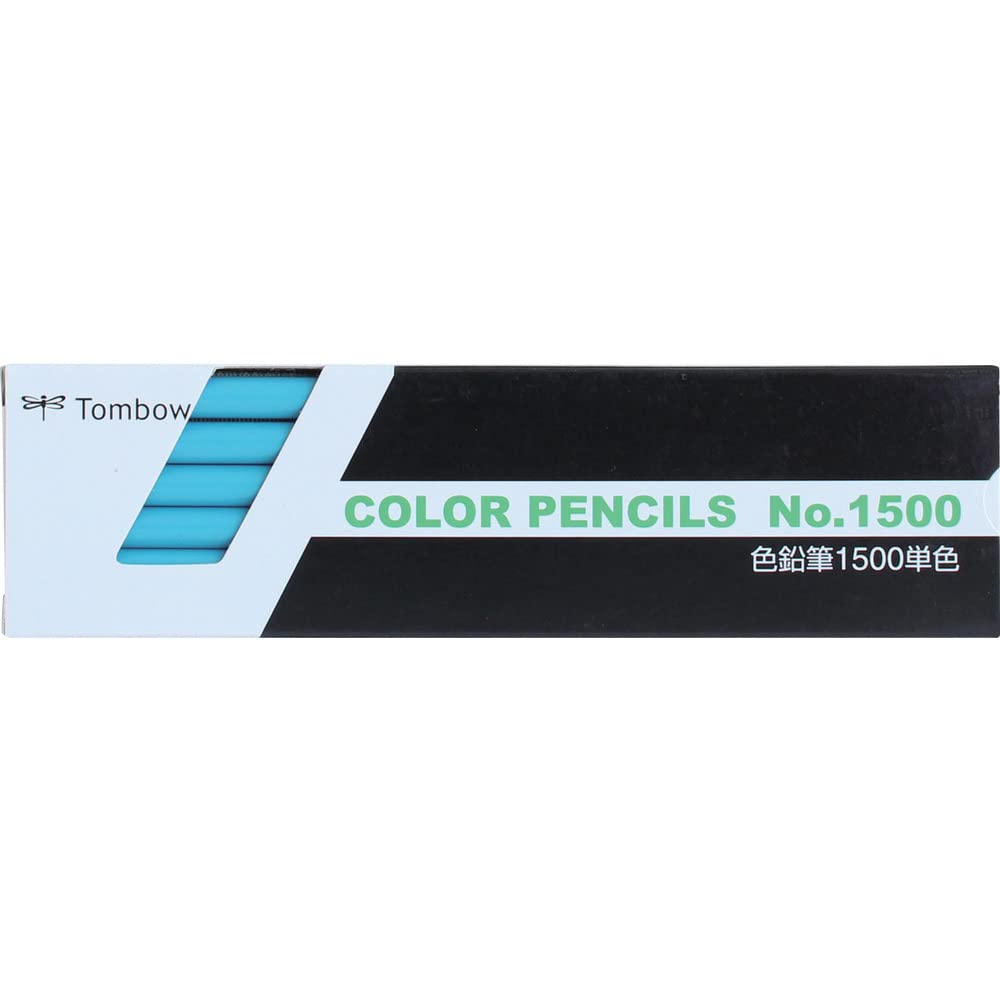 Tombow Light Blue Colored Pencils Single Color 1500-13 Pack of 12