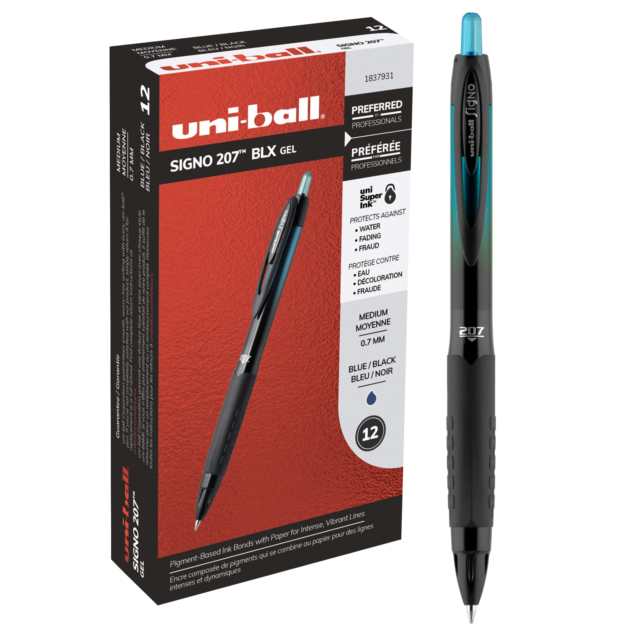 Mitsubishi Pencil Uni-Ball Jetstream RT BLX Bold Point 12-Pack Ball Po