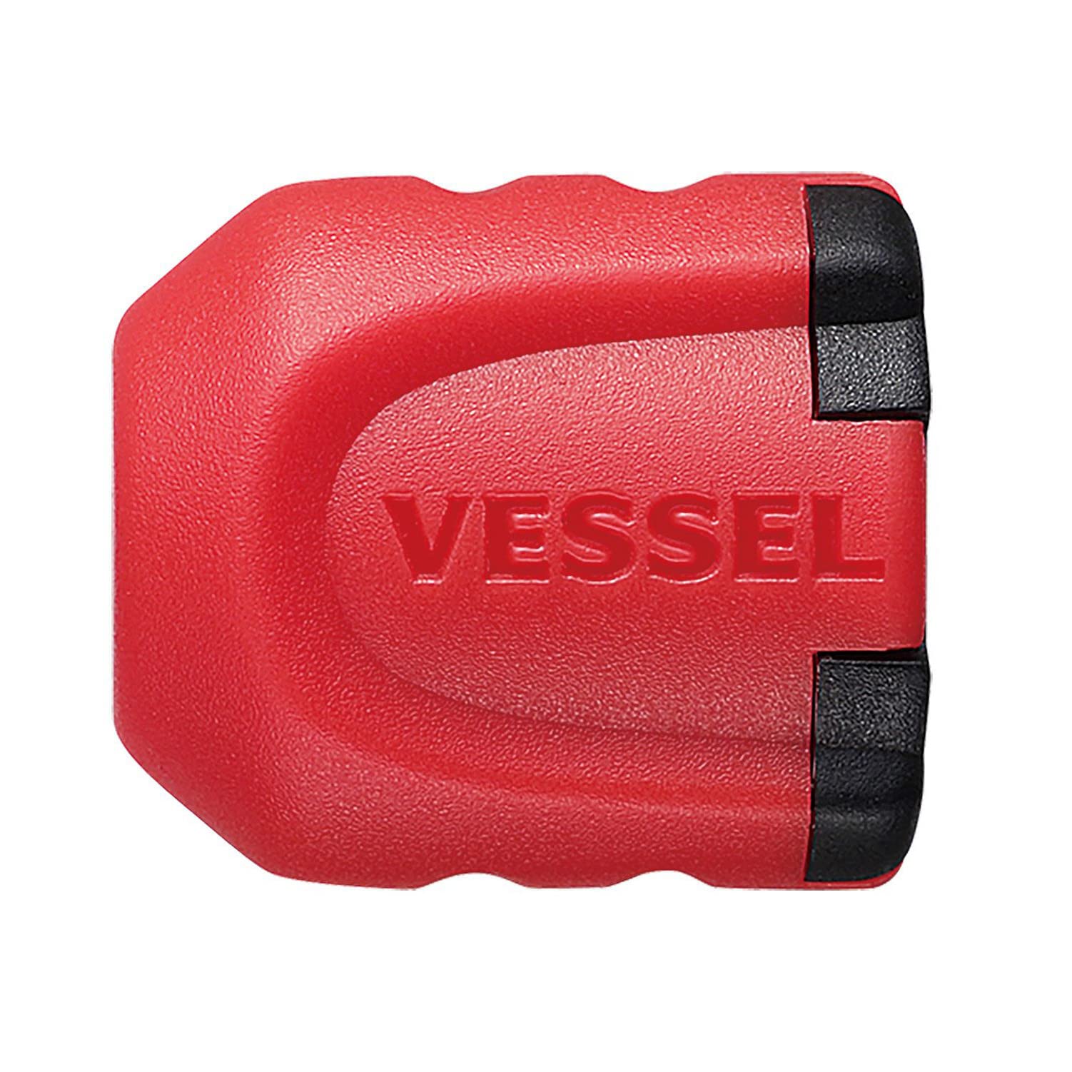 Vessel Brand Nms-2Pr Red Screw Mag Catcher Short 2P Hexagonal Round Sh