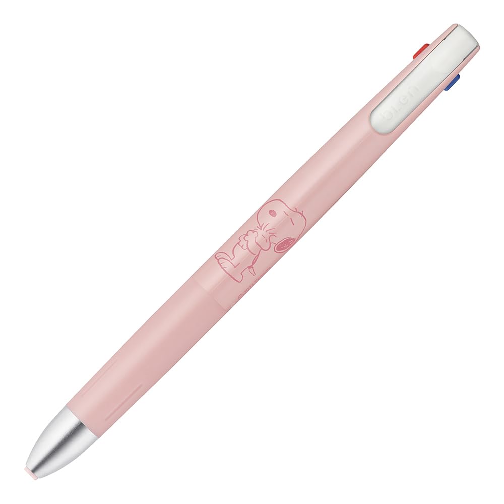 Zebra B3As88-Sn-P Multicolor Ballpoint Pen 0.5mm Pink Shaft Snoopy