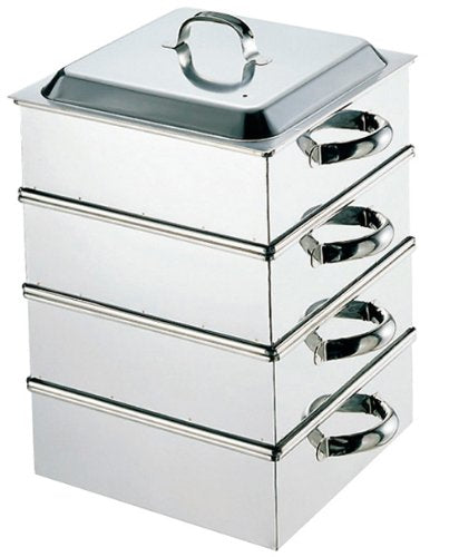 Ebm 45cm 3-Tier Commercial Electromagnetic Square Steamer (Regular)