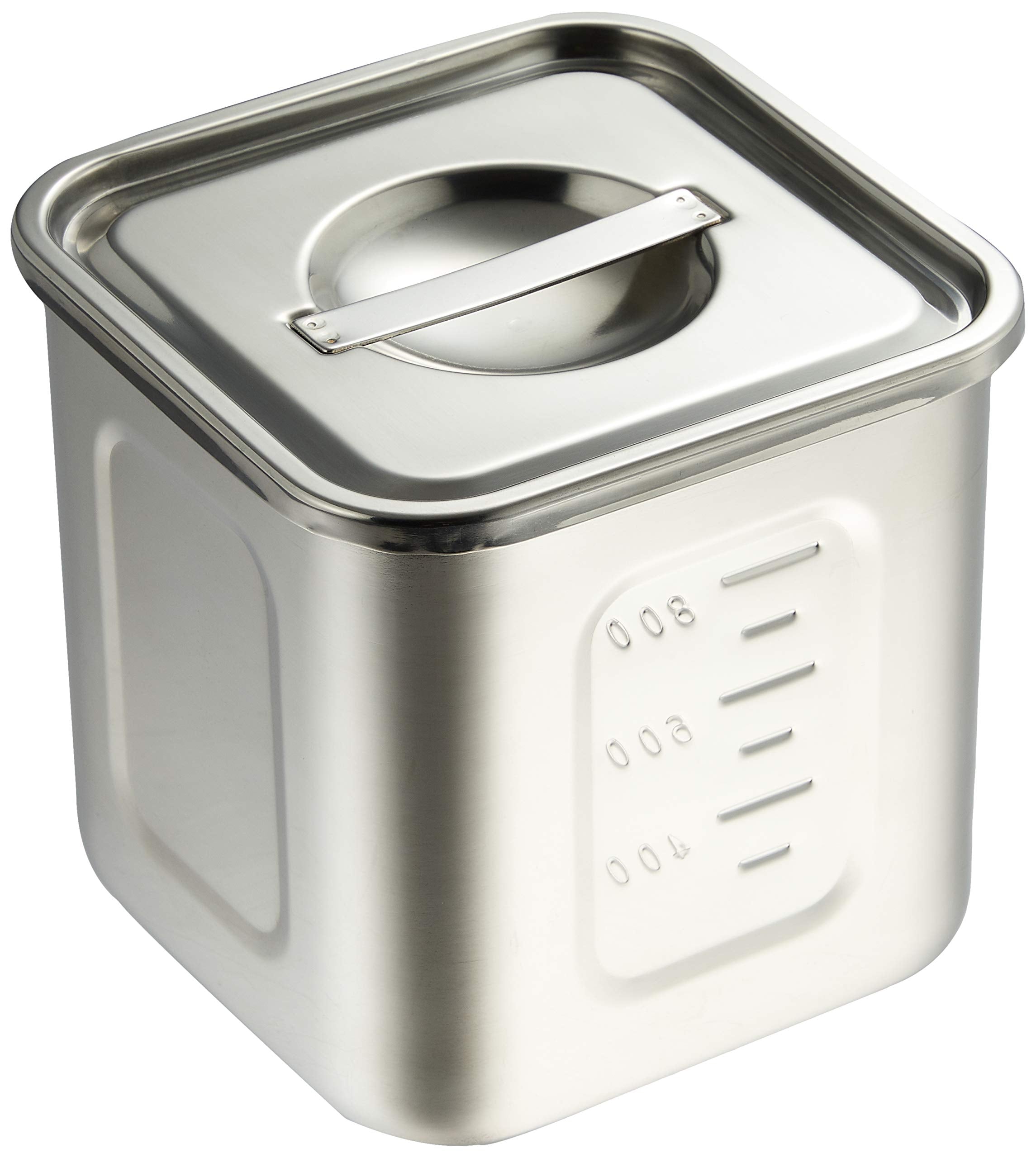 Endo Shoji 10.5cm Deep Square Kitchen Pot - Japan Molybdenum Stainless