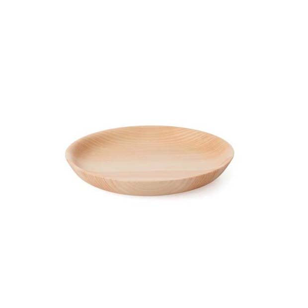 Hikiyose Wooden Plate Cypress - Premium Quality Medium-Sized Serving T
