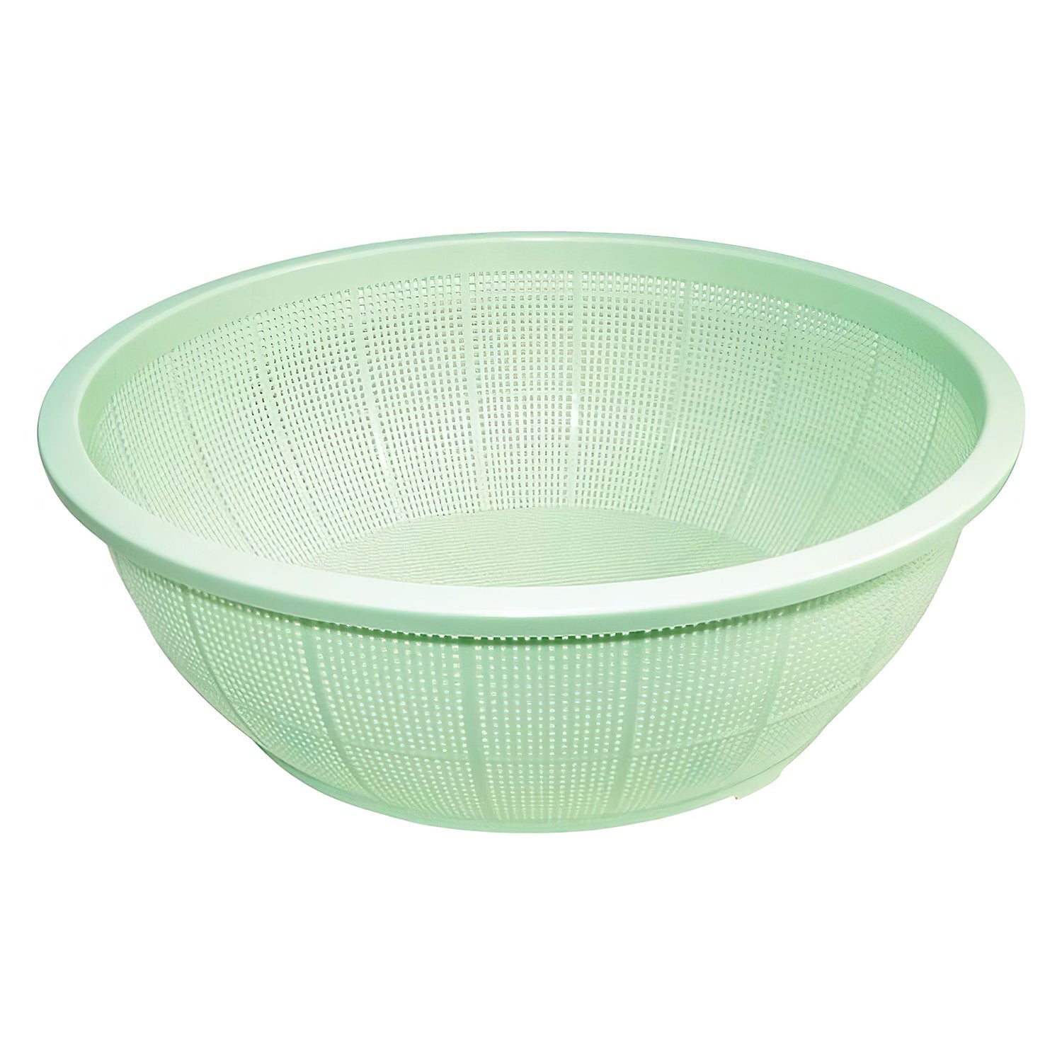 Green Plastic Colander by Ikeda - Efficient and User-Friendly Kitchen