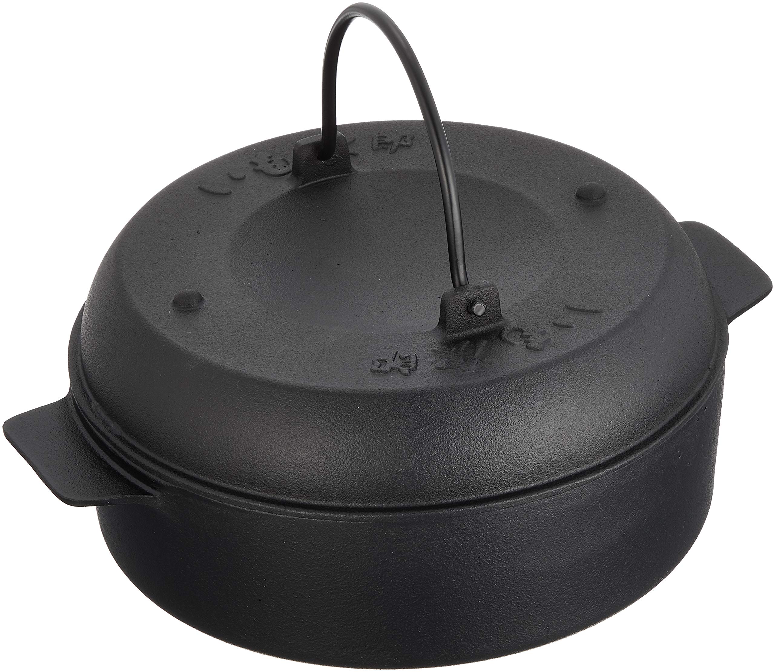 Ikenaga Iron Works 22Cm Japanese Stone Pot for Sweet Potato Roasting