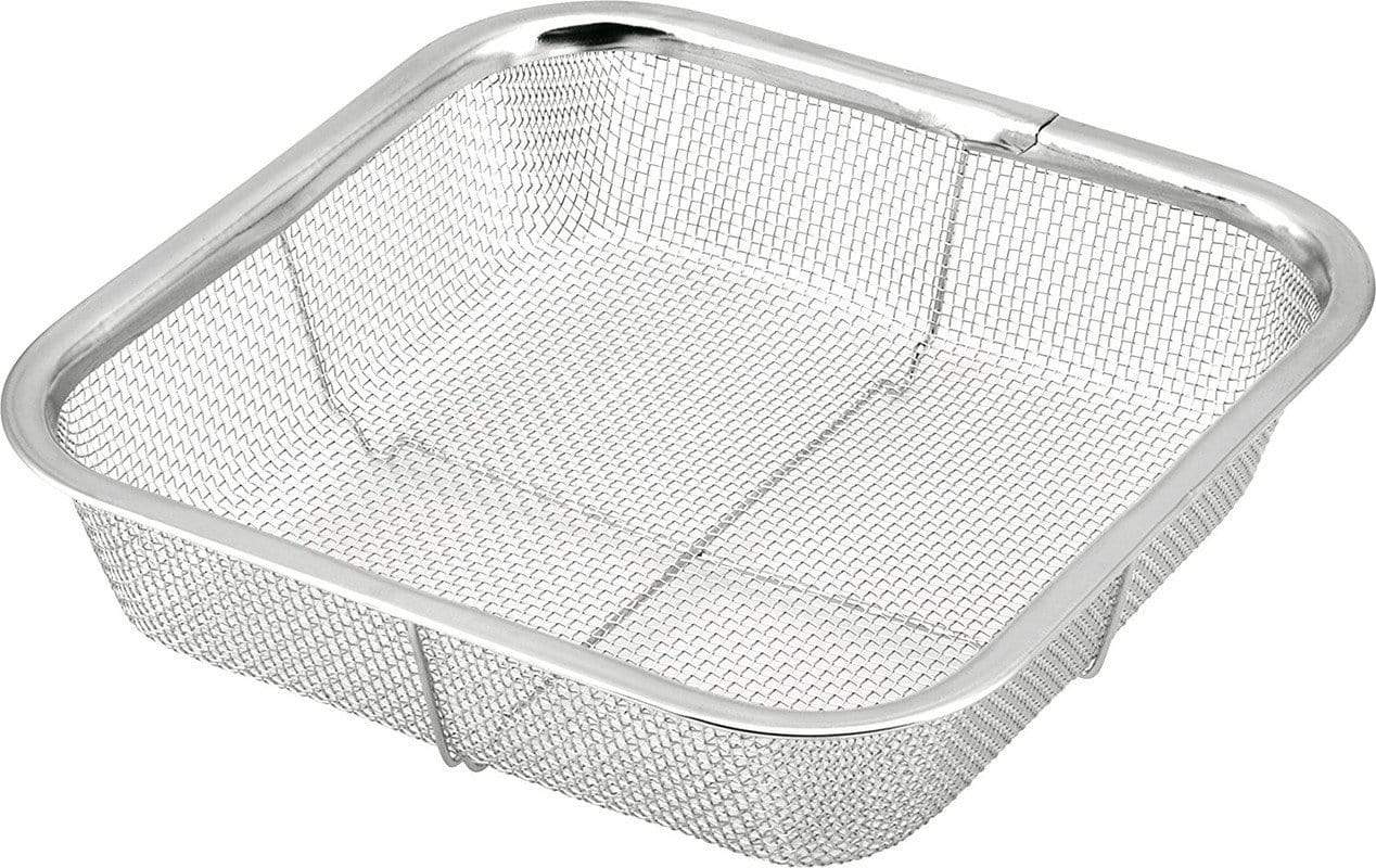 Minex 18cm Stainless Steel Square Mesh Colander - Efficient Kitchen St