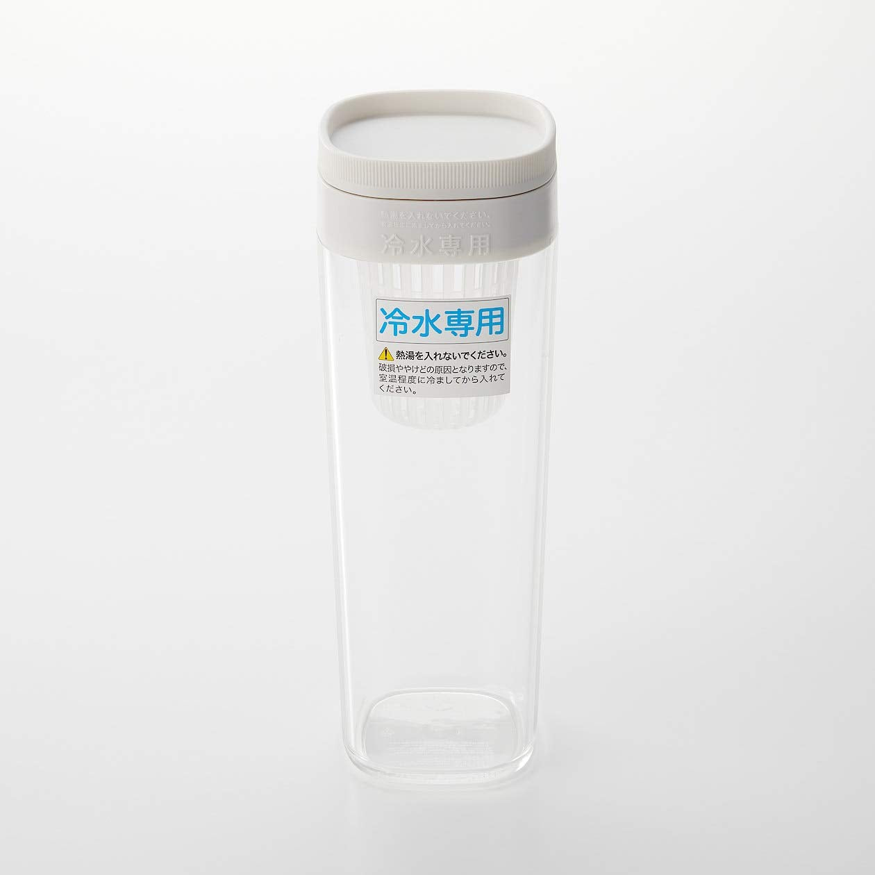 Mujirushi Ryohin 1L Acrylic Water Bottle - Convenient Door Pocket Desi
