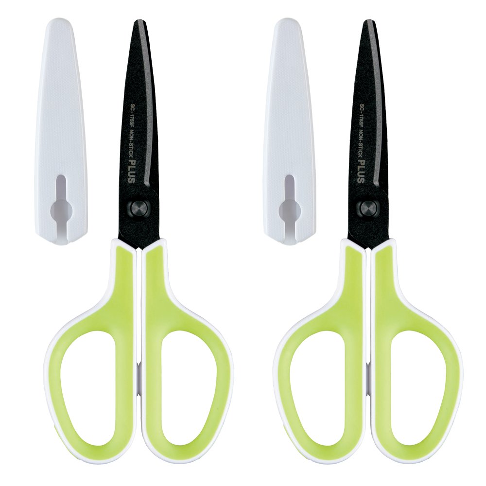 Plus Japan Scissors Set - Fit Cut Curve Fluorine Coated Adhesive Tape