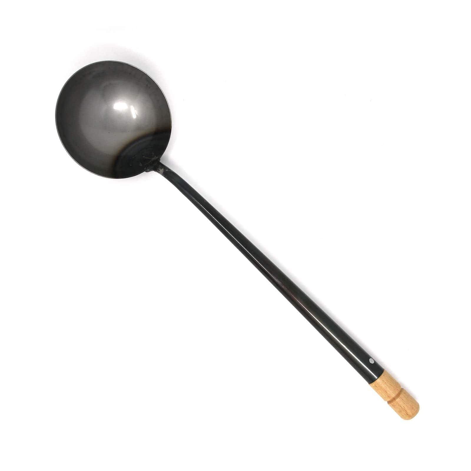 Yamada Iron Light Handle Wok Ladle (Hoak) - Compact and Efficient Cook