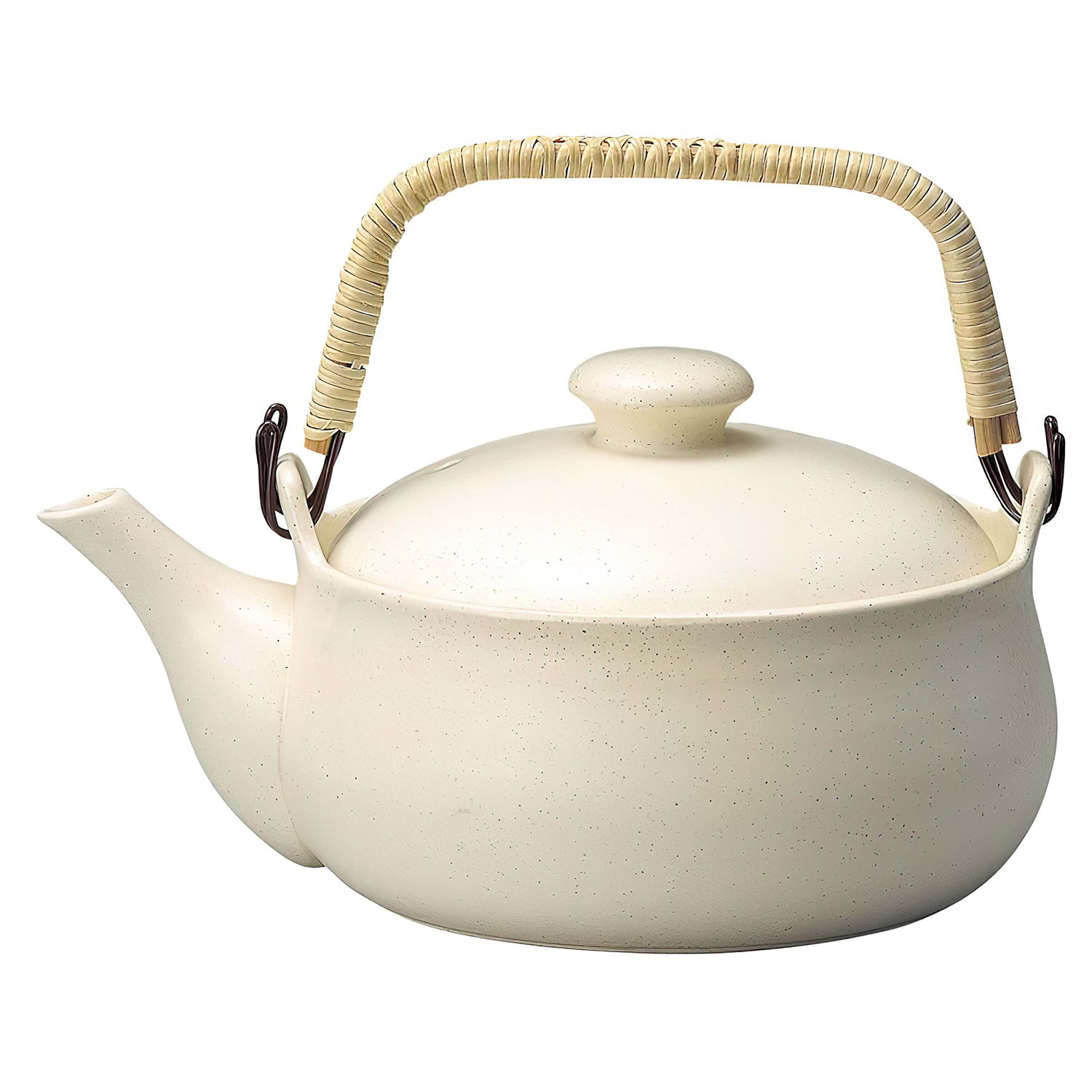 Yamakiikai Tokoname Pottery Dobin Teapot - Traditional Japanese Tea Br